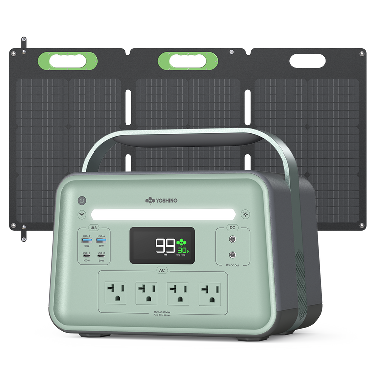 YOSHINO POWER B1200 SST + SP100 セット | ソーラー発電セット