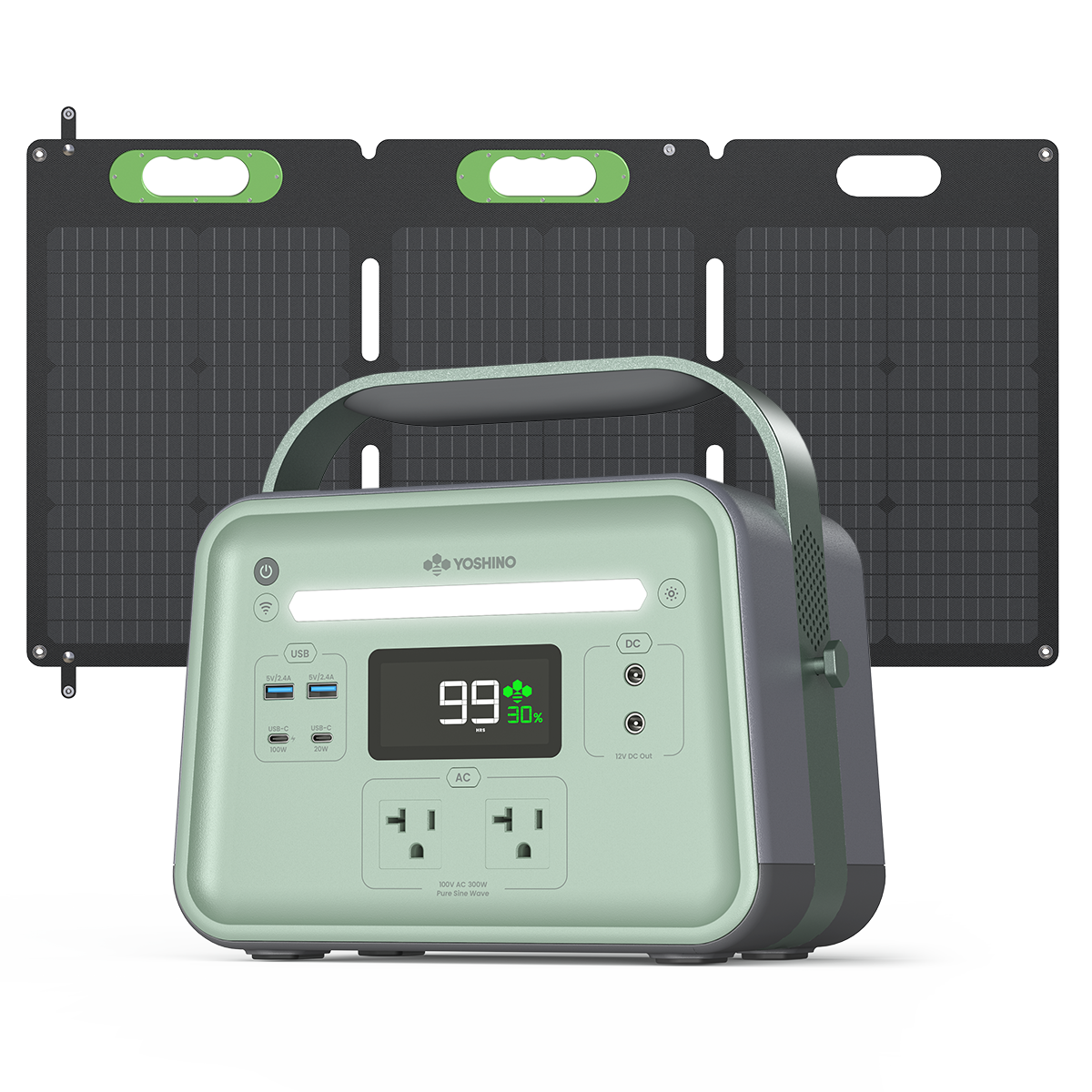 B300 SST PRO + SP100 セット - ソーラー発電セット